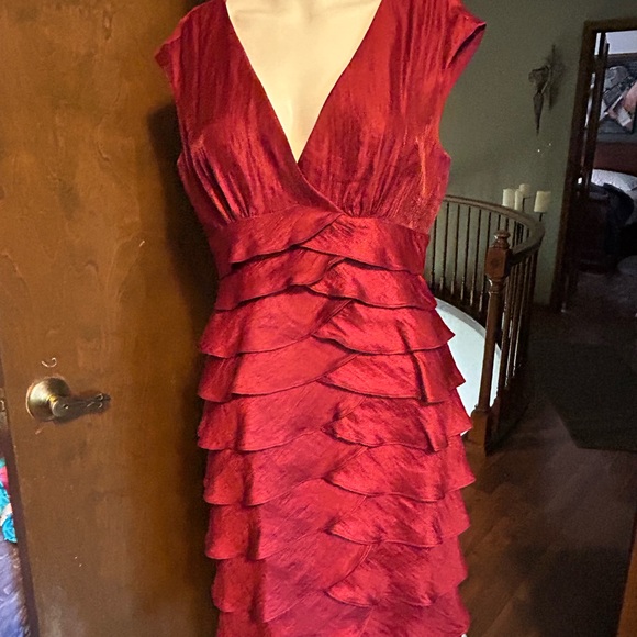 London Times | Dresses | London Times Ruby Ruffle Mini Dress | Poshmark